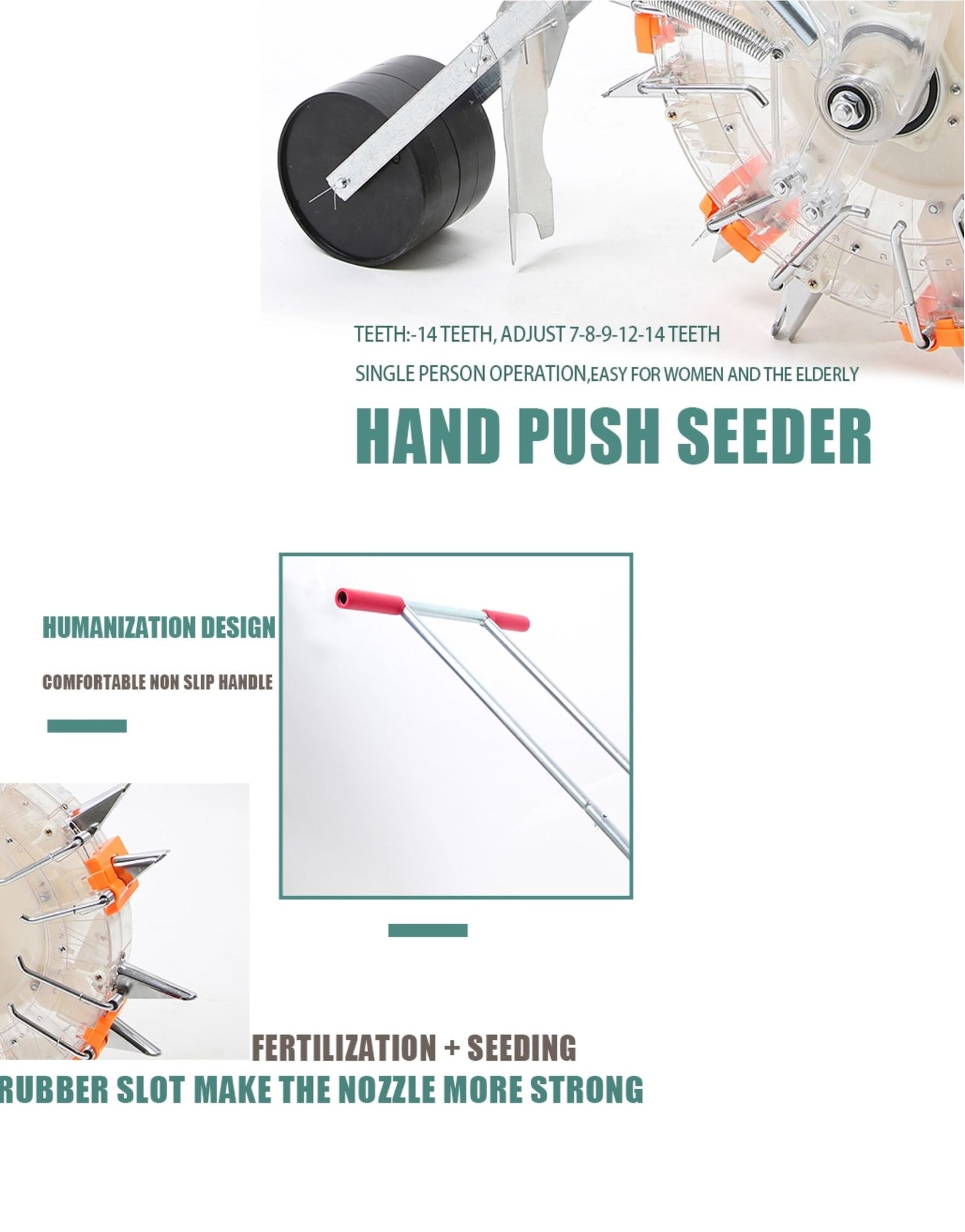 Push Seeder With Fertilizer - Hans Agriculture Machinery Limited